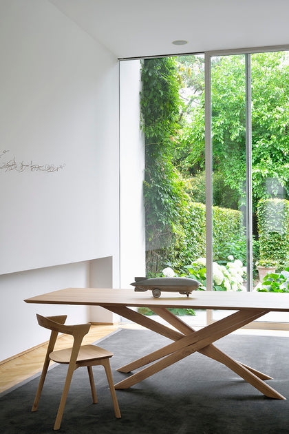 ETHNICRAFT OAK MIKADO DINING TABLE – The Banyan Tree Furniture & Homewares