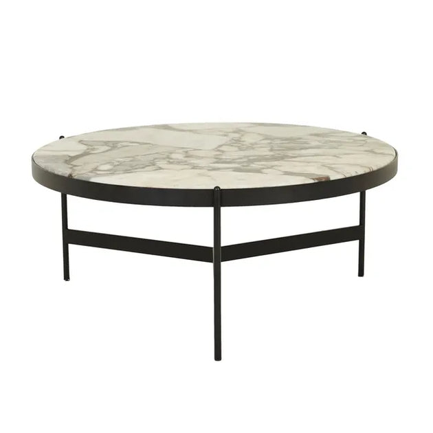 GlobeWest Venus Coffee Table – Ocean Marble & Black Steel – The Banyan ...