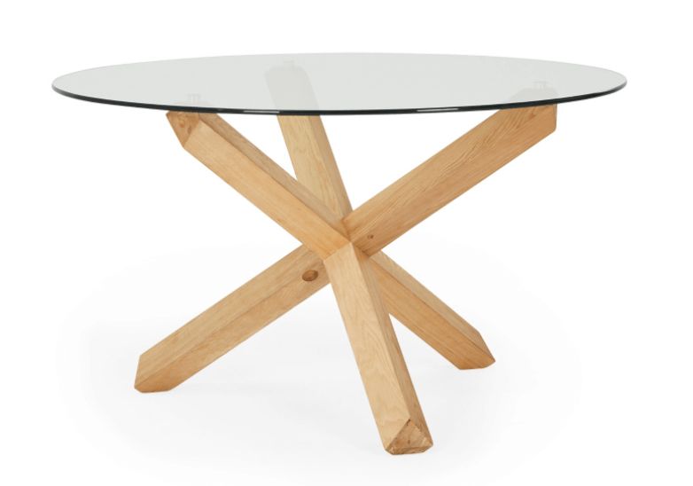 SALA GLASS TOP DINING TABLE – The Banyan Tree Furniture & Homewares